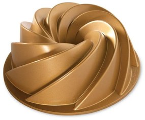Nordic Ware Hliníková forma na bábovku Gold Heritage ⌀ 26 cm, zlatá barva, kov