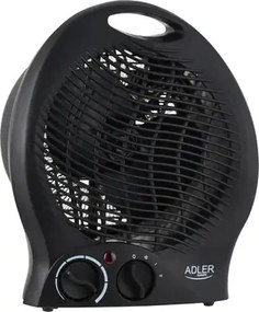 Adler AD 7761 černá / Teplovzdušný ventilátor / 2000 W / 2 stupně