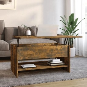 vidaXL Konferenční stolek 80 x 50 x 40 cm kompozitní dřevo [809656] Barva: hnědý dub