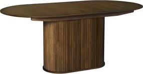 Rozkládací jídelní stůl s přídavnou deskou v dekoru dubu 95x180 cm Nola – Unique Furniture