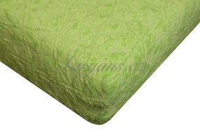 Aaryans žakárové prostěradlo zelené Rozměry: 180x200 cm