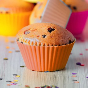 Silikonové formy na pečení muffinů v sadě 12 ks ø 5,5 cm – Orion