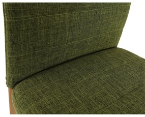Židle, zelená látka / kov, COLETA NOVA