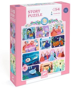 DJECO Story puzzle Popelka - 54 dílků