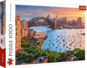 Trefl - Puzzle - Sydney (Austrálie) / 1000 dílků / 68.3 x 48 cm / věk