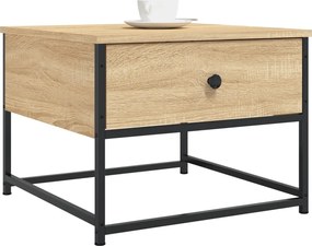 vidaXL Konferenční stolek 51 x 51 x 40 cm kompozitní dřevo [833976] Barva: kouřový dub