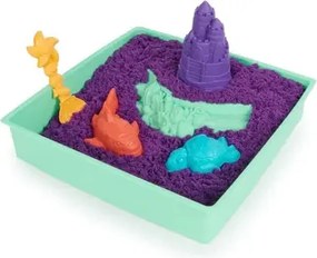 SPIN MASTER Kinetic Sand krabice s podložkou fialová / od 3 let