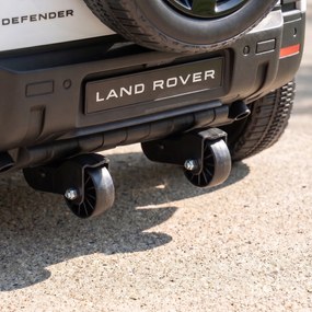 AIYAPLAY elektrické dětské SUV Land Rover Defender 12 V dálkové ovládání Zavěšení Plynulý start 2,7-4,5 km/h Bílá