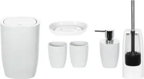 Spirella PURE kelímek na zubní kartáčky bílý / plast