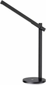 IMMAX LED stolní lampička BEAM černá / Qi nabíjení/ 18W / DC 12V / 2A