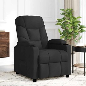 Masážní křeslo černé textil 339094