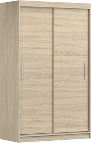 IDZ Šatní skříň NEOMI 04, 120 cm Barva dřeva: Černá + Bílá