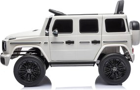 LEAN CARS Akumulátorové vozidlo Mercedes G 4x4 24 V 2580, bílé