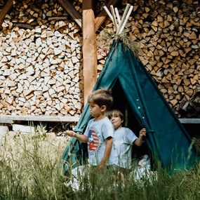 Vigvam design Venkovní Teepee Wild Child, Pine (zelené) - BIG TEEPEE bez doplňků