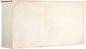 vidaXL Příborník 160 x 40 x 80 cm masivní mangovníkové dřevo [247665] Barva: Bílá
