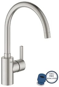 Grohe Feel - Dřezová baterie, supersteel 32670DC2