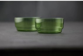 Lyngby Glas Sada skleněných misek Torino 12 cm (2 ks) Green