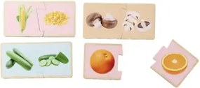 EICHHORN Puzzle Montessori Ovoce a zelenina / 34 dílků / dřevo / od 2