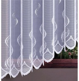 DekorTextil Hotová záclona nebo balkonový komplet Irma - bílá ROZMĚR: (š x v): 200 x 250 cm - balkonový díl