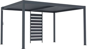 Boční zástěna pro bioklimatickou pergolu BestBerg BBP-ACG / 92 × 203 cm / šedá