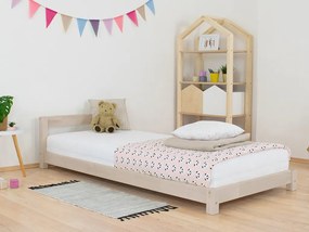 Benlemi Dětská jednolůžková postel s čelem DREAMY Rozměr: 80x160 cm, Zvolte barvu hranolů: Béžová, Zvolte barvu ploch: Béžová