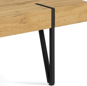 Konferenční stolek 110x60x42cm AHG-233 OAK, mdf, divoký dub