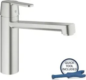 Grohe Get - Dřezová baterie supersteel