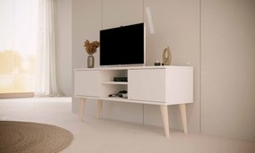 TV stolek TORONTO 120 cm bílý
