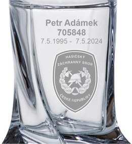 Dekorant Crystalite Bohemia karafa pro HASIČE 770 ml 1KS