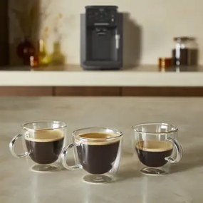 Krups Sensation EA910810 šedá-černá / Automatický kávovar / Napěňovač