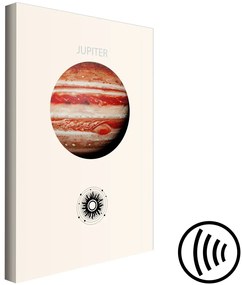 Obraz Jupiter - plynná obří planeta obklopená mraky