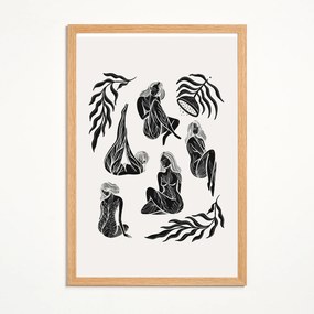 Kristína Babulicová | Tiché múzy Rám: Černý, Velikost: 30 x 20 cm