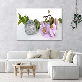 Gario Obraz na plátně Orchideje u kamene s nápisem sen Rozměry: 60 x 40 cm