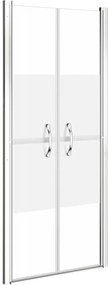vidaXL Sprchové dveře polomatné ESG (83–86) x 190 cm [148788] Barva: Stříbrná