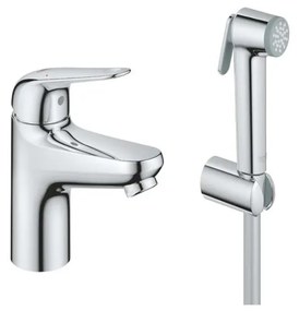 Grohe Euroeco - Umyvadlová baterie s bidetovou sprškou, chrom 24264001