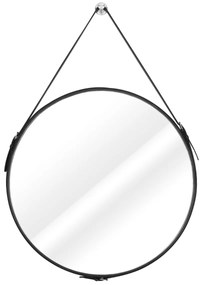 Nástěnné Zrcadlo Černé Ozdobné Závěsné ESHA