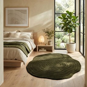 Tmavě zelený koberec 160x230 cm Pebble – ESTE