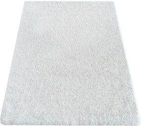 DY Bílý protiskluzový koberec shaggy Camel Rozměr: 60x100 cm