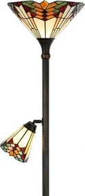 Stojací lampa Tiffany Montaq - Ø 30*178 cm