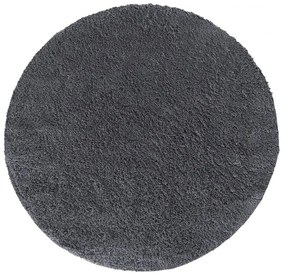 Kulatý koberec vhodný k praní jednobarevný Kamel Ocelově šedý Rozměr: průměr 160 cm