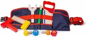 Bigjigs Toys Dřevěné nářadí na červeném opasku / od 3 let