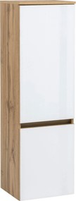 XXXLutz MIDI SKŘÍŇKA, bílá, barvy dubu, 40/130/35 cm Held - Online Only koupelnové skříňky - 000307010407