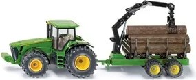 SIKU Farmer - Traktor John Deere s lesním přívěsem / 1:50 / od 3 let