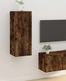 vidaXL Nástěnná TV skříňka 40x34,5x100 cm [816683] Barva: kouřový dub