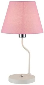 Candellux Růžová stolní lampa York Ledea pro žárovku 1x E14 50501100