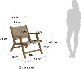 MUZZA KŘESLO GERALDA  BÉŽOVÉ