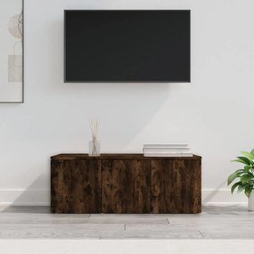 TV skříňka kouřový dub 80 x 34 x 30 cm kompozitní dřevo - Default Title