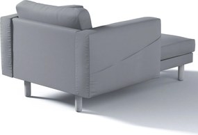 Potah na IKEA Norsborg šezlong s loketními opěrkami barva šedá