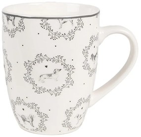 Porcelánový hrnek s motivem pejsků Lovely Grey Dogs – 325 ml