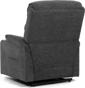 Polohovací křeslo šedé, elektrické TV-S8348 GREY2